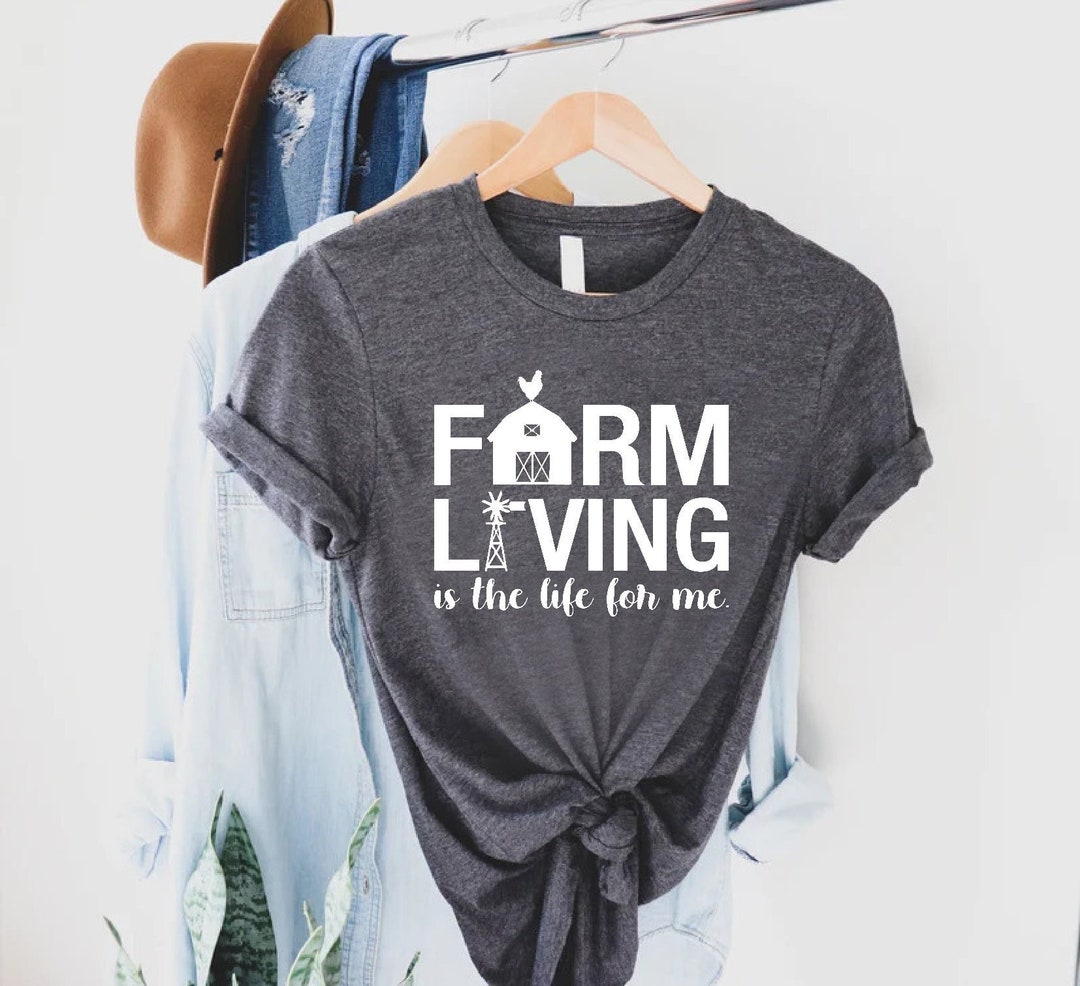 Farm Life Shirt, Farmer Gift Tee, Funny Farm Shirt, Country Shirts ...