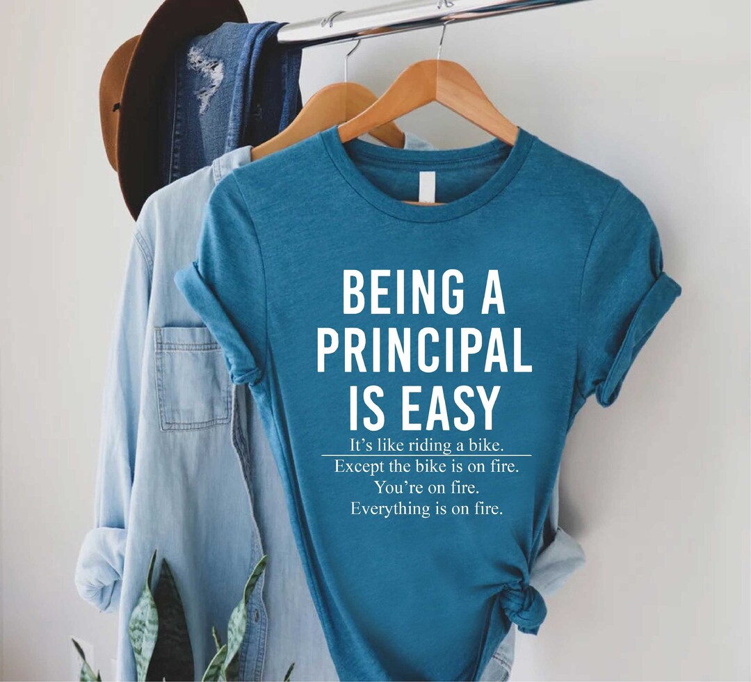 School Principal Appreciation Shirt, School Principal Gift, Teacher ...