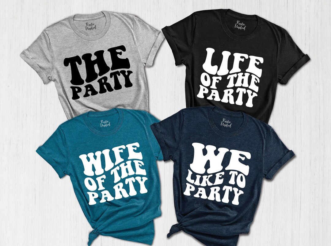 The Party Shirts, Bridal Party Shirts, Bachelorette Party Gifts ...
