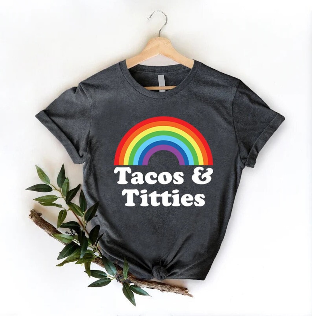 Tacos and Titties Shirt,lesbian Pride Shirt,lesbian Couple Gift,lgbtq ...