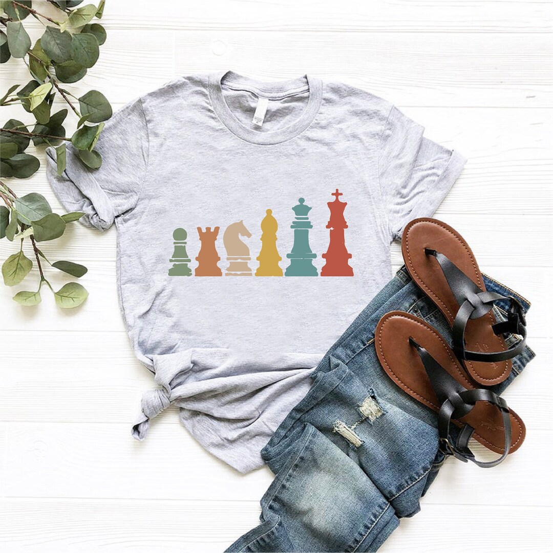 Retro Chess Shirt, Chess Evolution Tshirt, Gift for Chess Lover, Chess ...