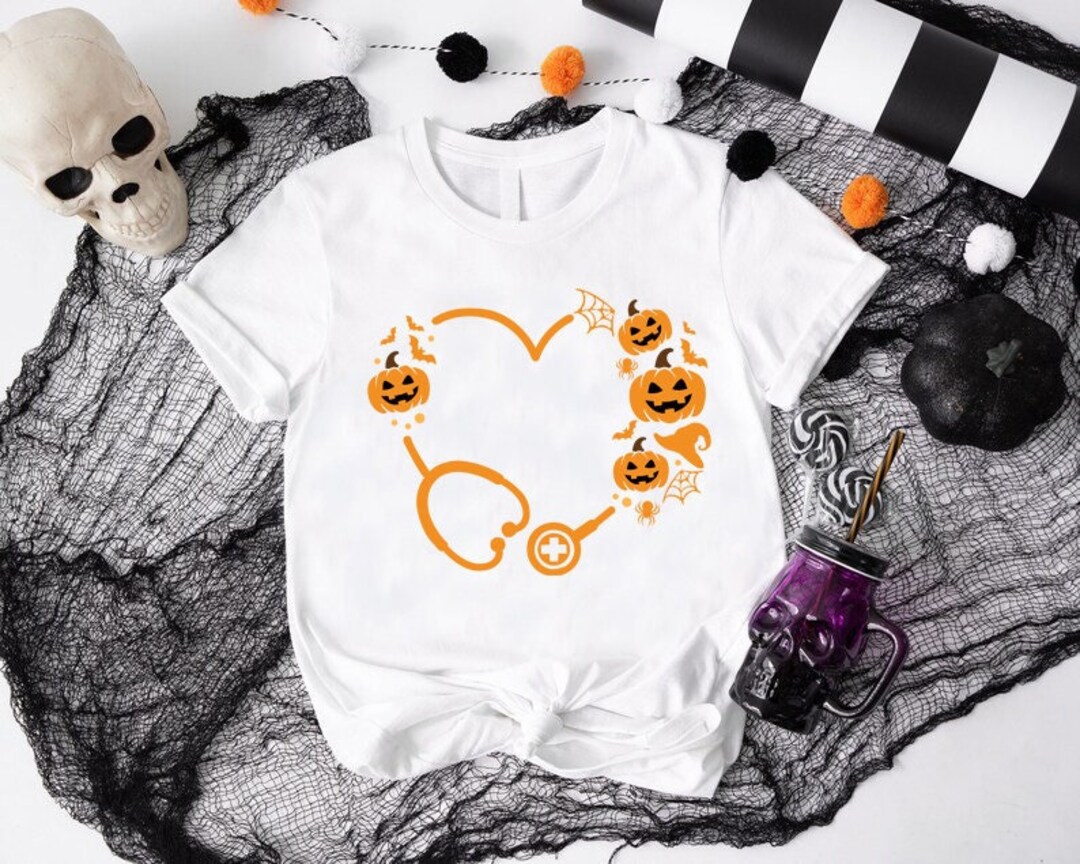 Halloween Stethoscope Shirt, Halloween Nurse Shirt, Doctors Halloween ...