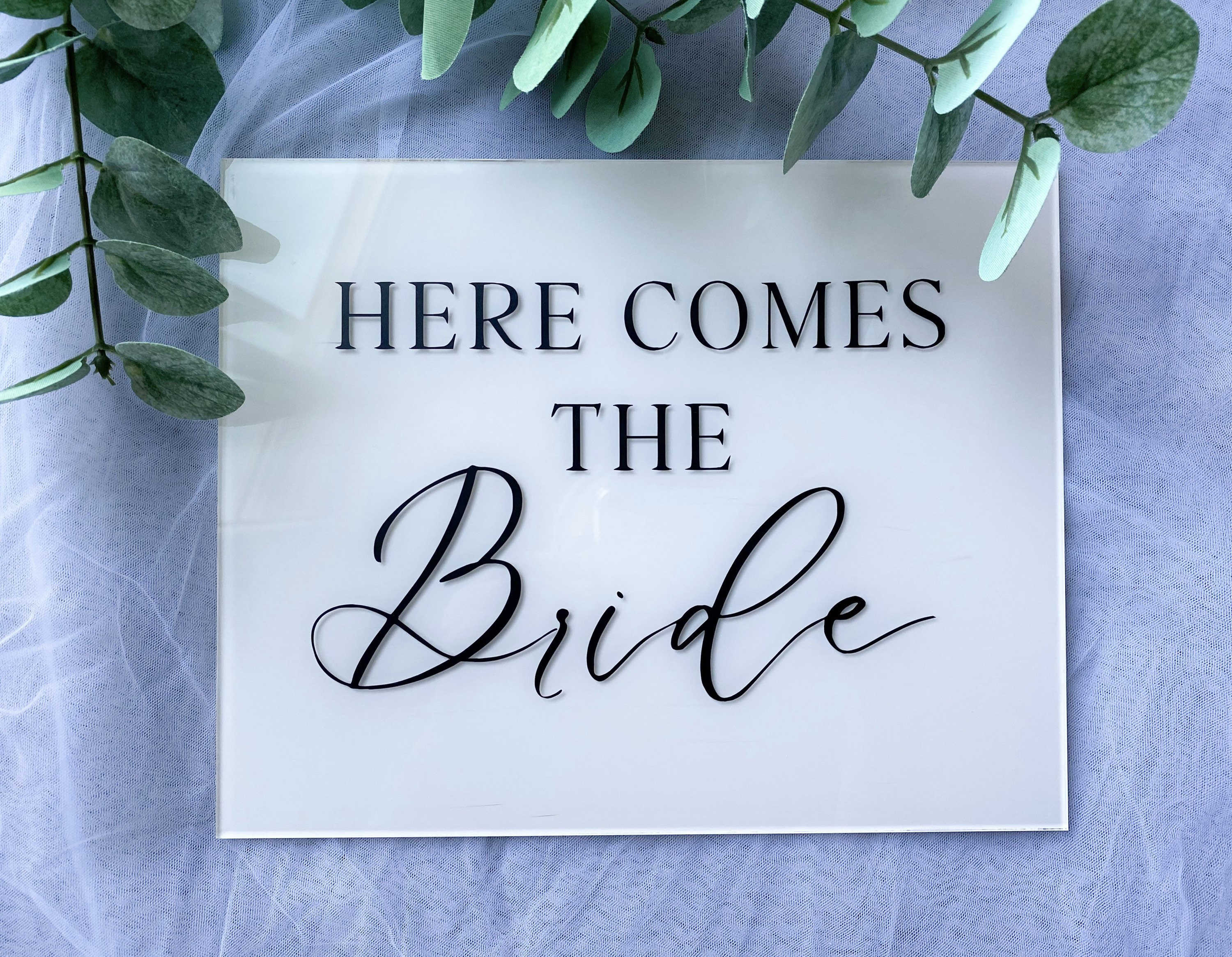 Acrylic Wedding Sign Custom Wedding Sign - Etsy
