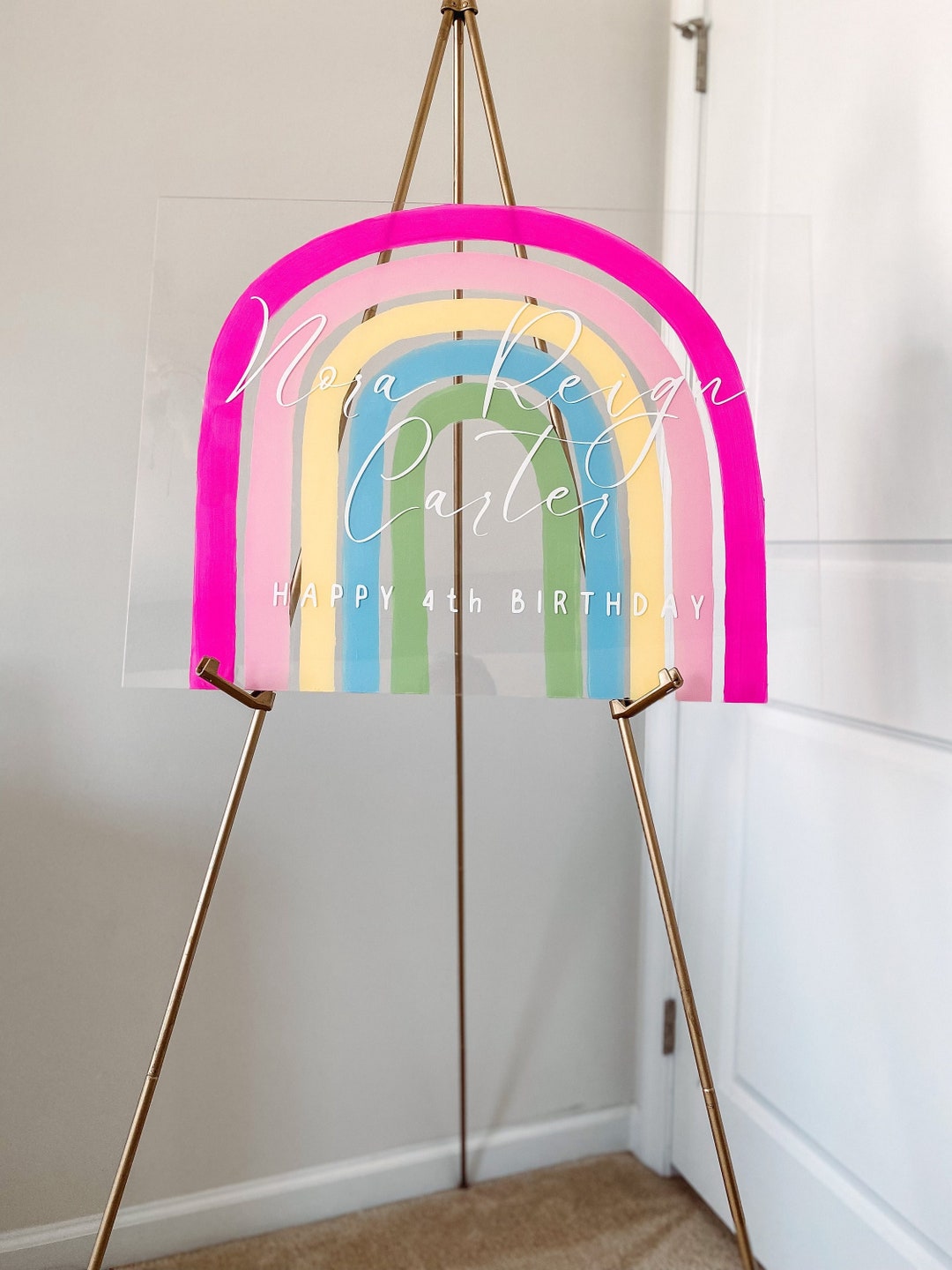 Custom Acrylic Sign | Acrylic Birthday Sign | Birthday Sign | Acrylic ...