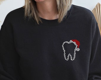 Tooth Sweatshirt Christmas - Etsy