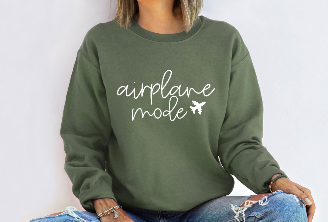 Airplane Mode Sweatshirt: Travel Adventure Gift - Etsy