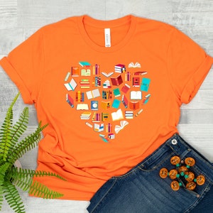 Book Love T-shirt, Funny Bookworm Shirt, Library Shirt, Gift for Book ...