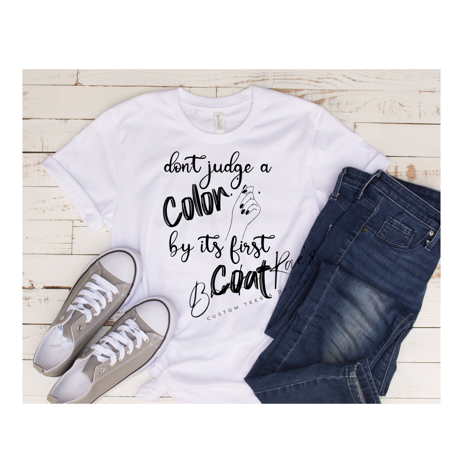 Don't Judge A Color by It's First Coat Nails Nail - Etsy