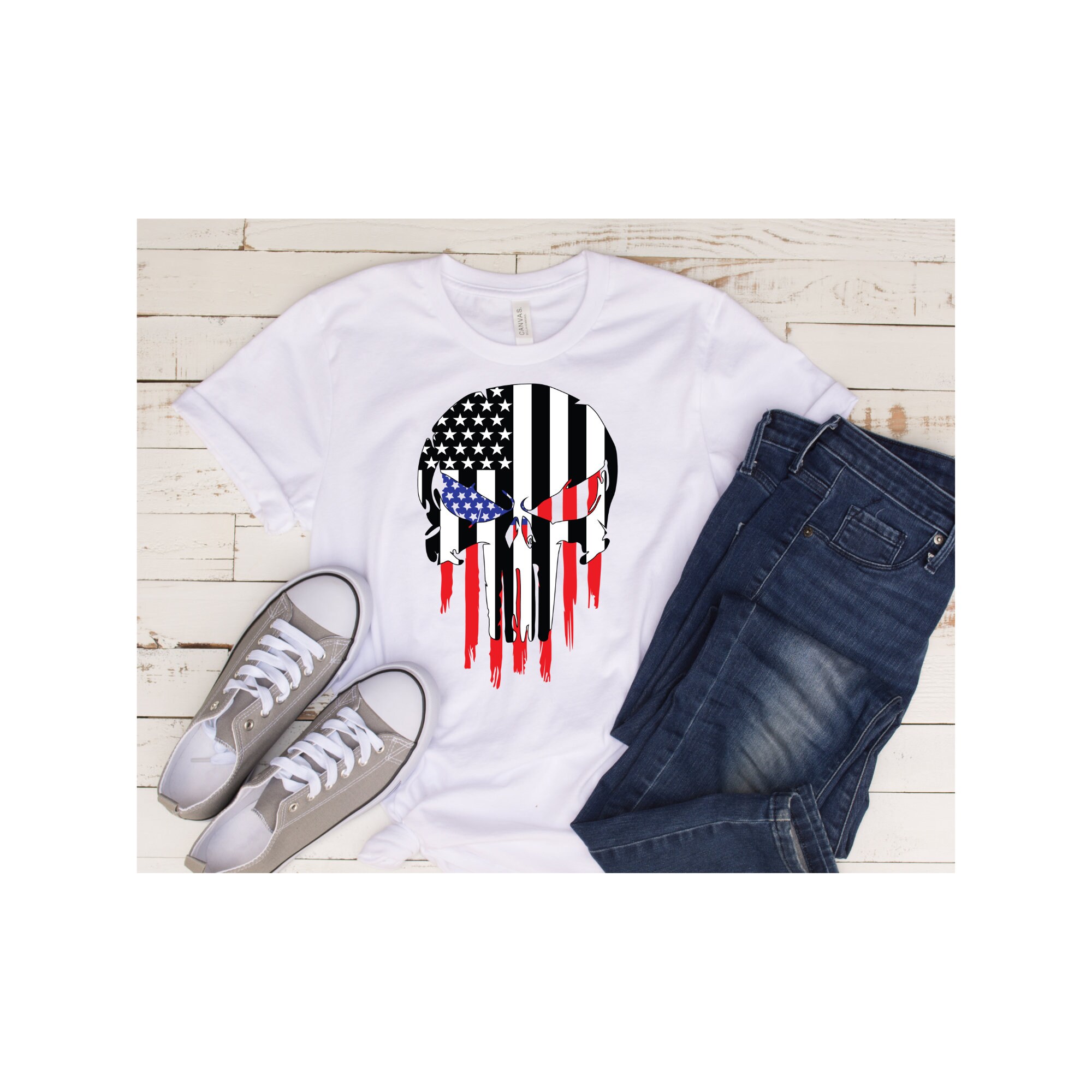American Skull, Distressed Skull, Patriotic, USA, American, Rights - Etsy