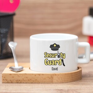 Personalized Security Guard Gift, Custom Security Guard Coffee Mug ...