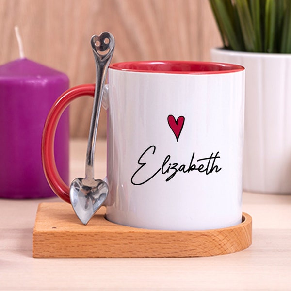 Red Mug - Etsy