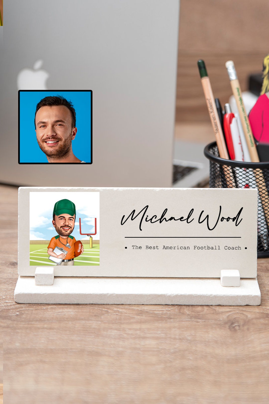 American Football Coach Desk Sign Funny Football Coach Gifts - Etsy