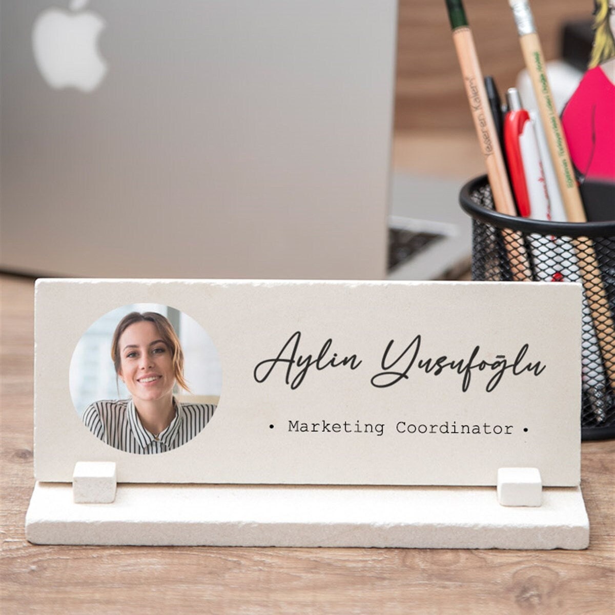 Custom Desk Name Plate for Women Unique Office Decor for - Etsy