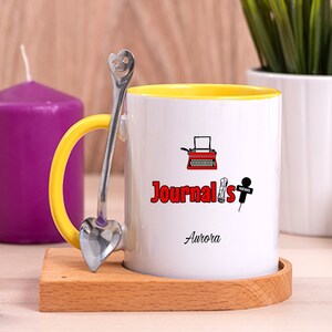 Custom Journalist Gift for Women / Men, Best Journalist Mug With ...