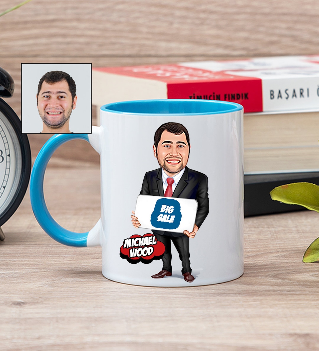 Salesman Cartoon Mug, Funny Salesman Gifts for Men, Sales Manager Mug ...
