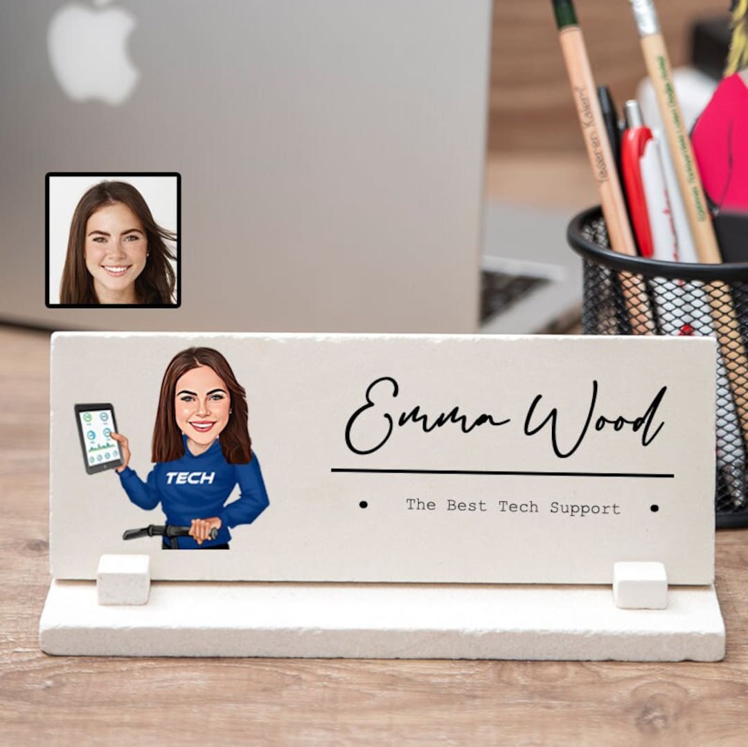 Tech Support Nameplate, Funny Tech Support Gifts for Women, Tech ...