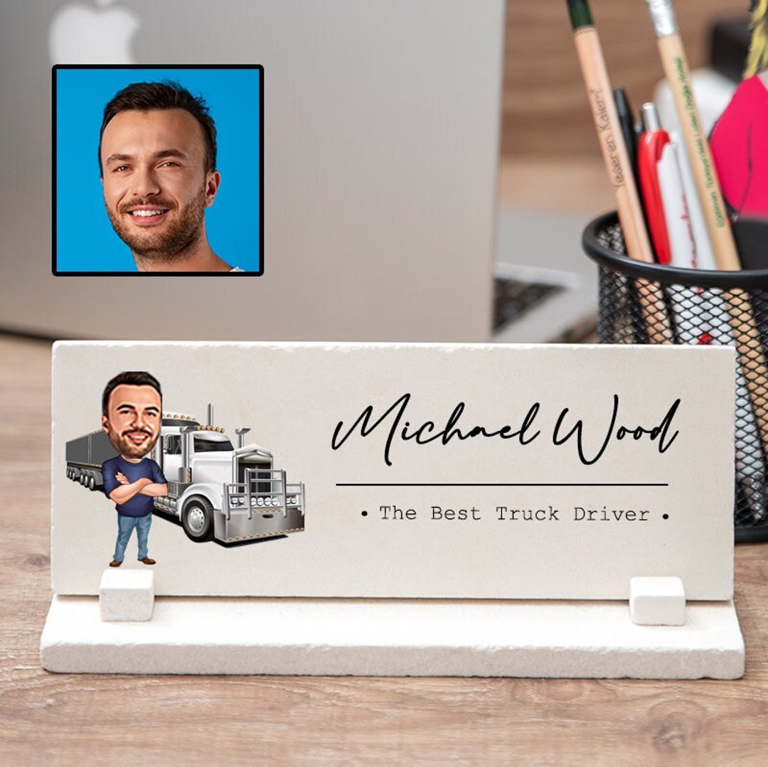 Truck Driver Nameplate, Funny Truck Driver Gifts for Women, Truck ...