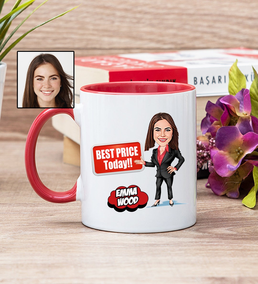 Saleswoman Cartoon Mug, Funny Saleswoman Gifts, Sales Manager Mug ...