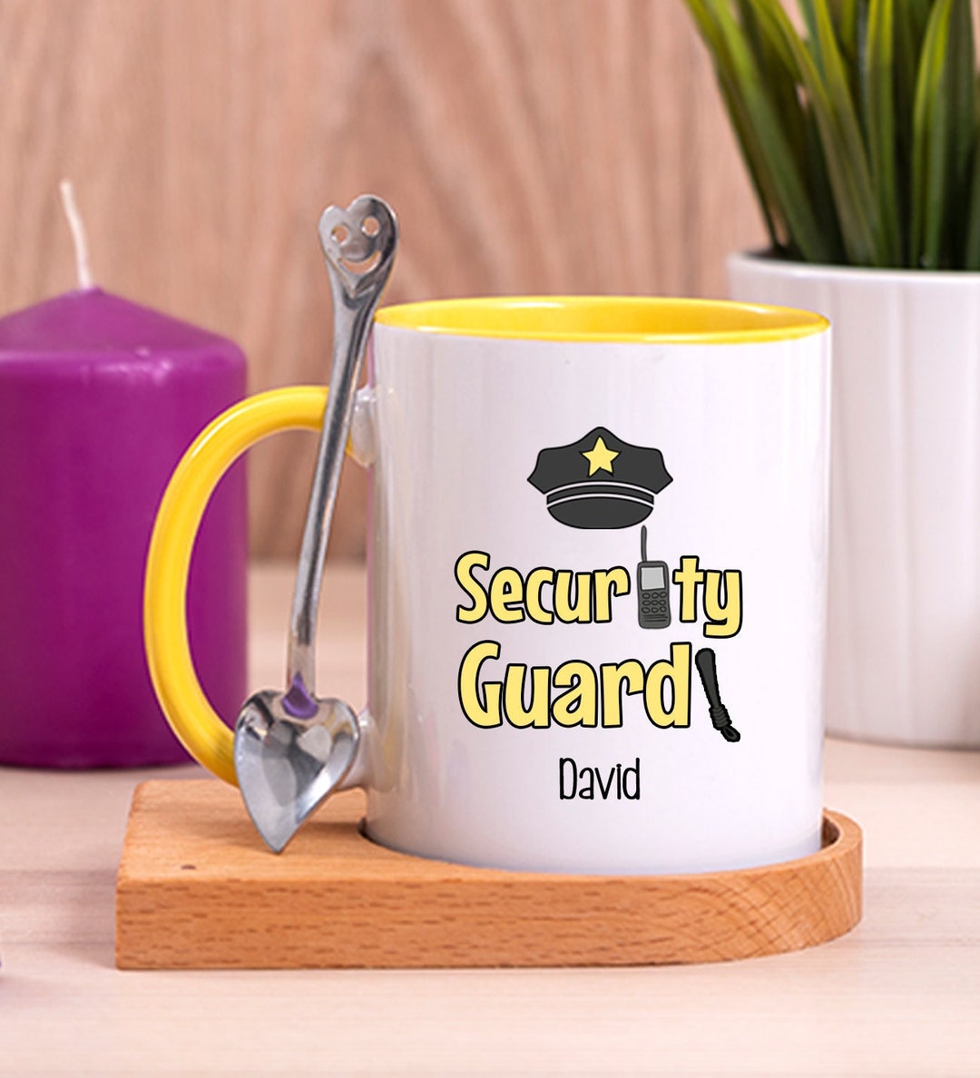 Personalized Security Guard Gift, Custom Security Guard Coffee Mug ...