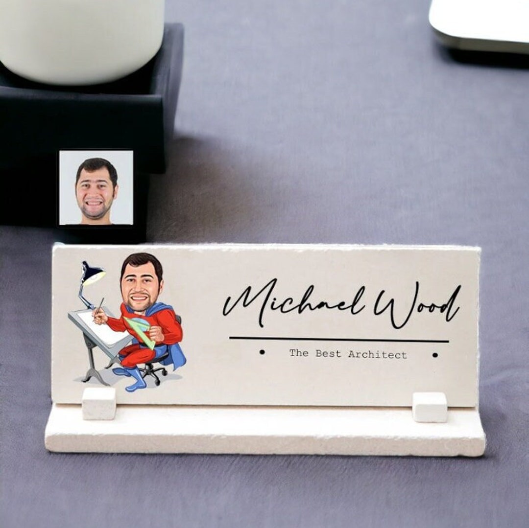 Architect Desk Name Plate, Funny Architect Gift for Men, Super ...