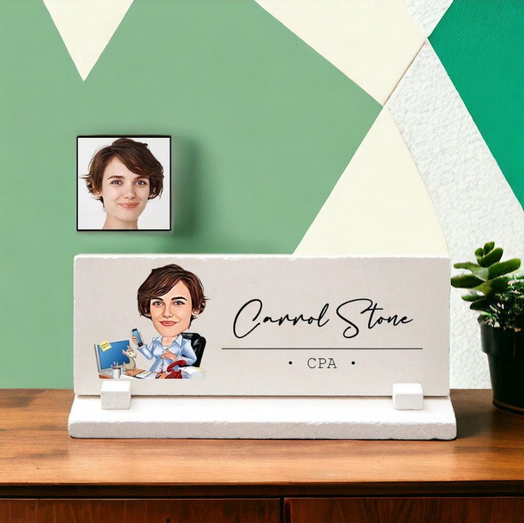 Cpa Desk Name Plate for Women, Female Cpa Desk Sign, CPA Office Gift ...