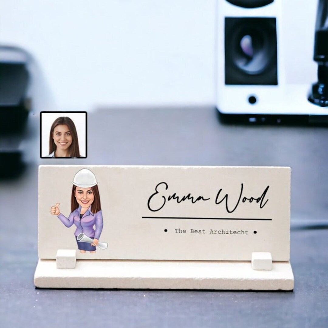 Architect Desk Name Plate, Funny Architect Gift for Women, Future ...