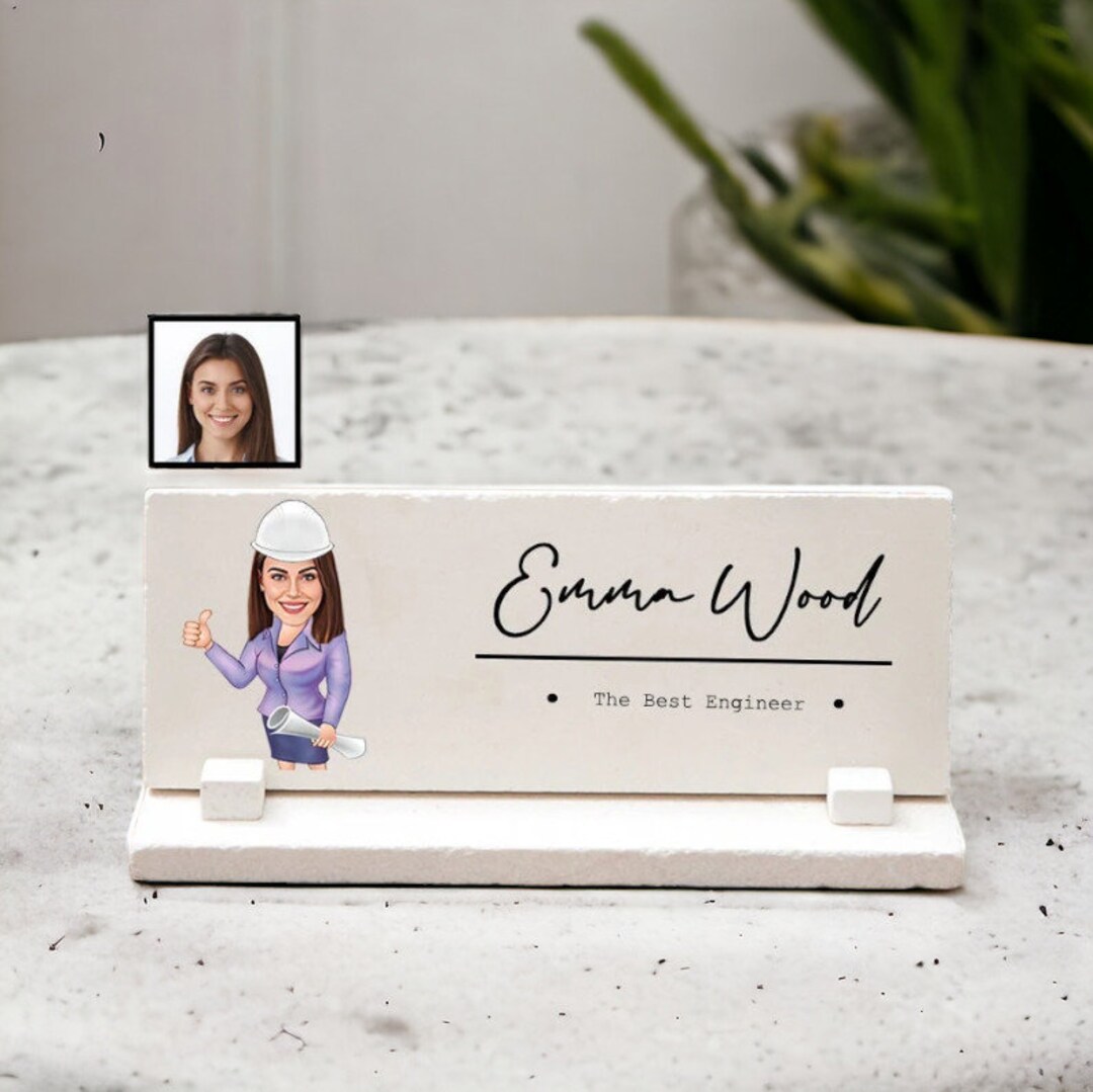 Engineer Name Plate for Desk,engineer Gift Idea, Engineer Desk Plaque ...