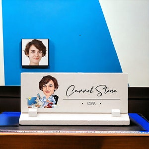 Cpa Desk Name Plate for Women, Female Cpa Desk Sign, CPA Office Gift ...