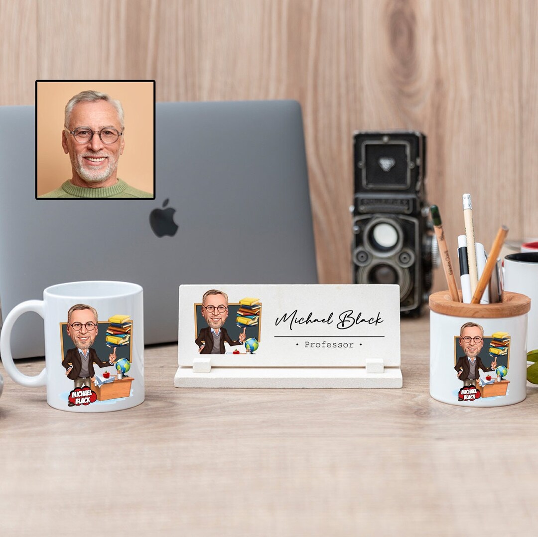 3 IN 1 - Male Professor Gift Set for Men, Professor Appreciation Gift ...