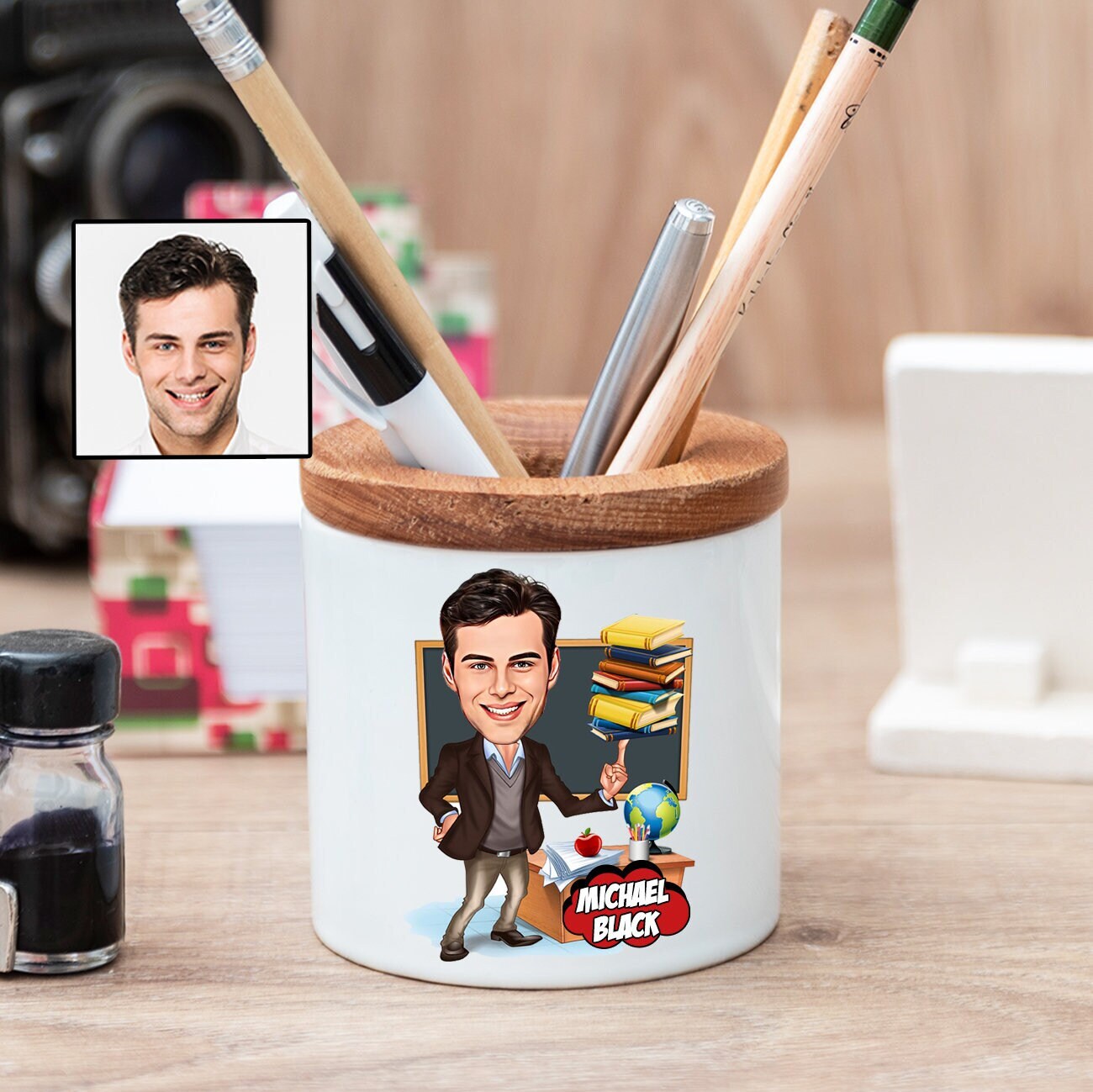 3 IN 1 Teacher Gift Set for Men Funny Teacher Gift for Men - Etsy