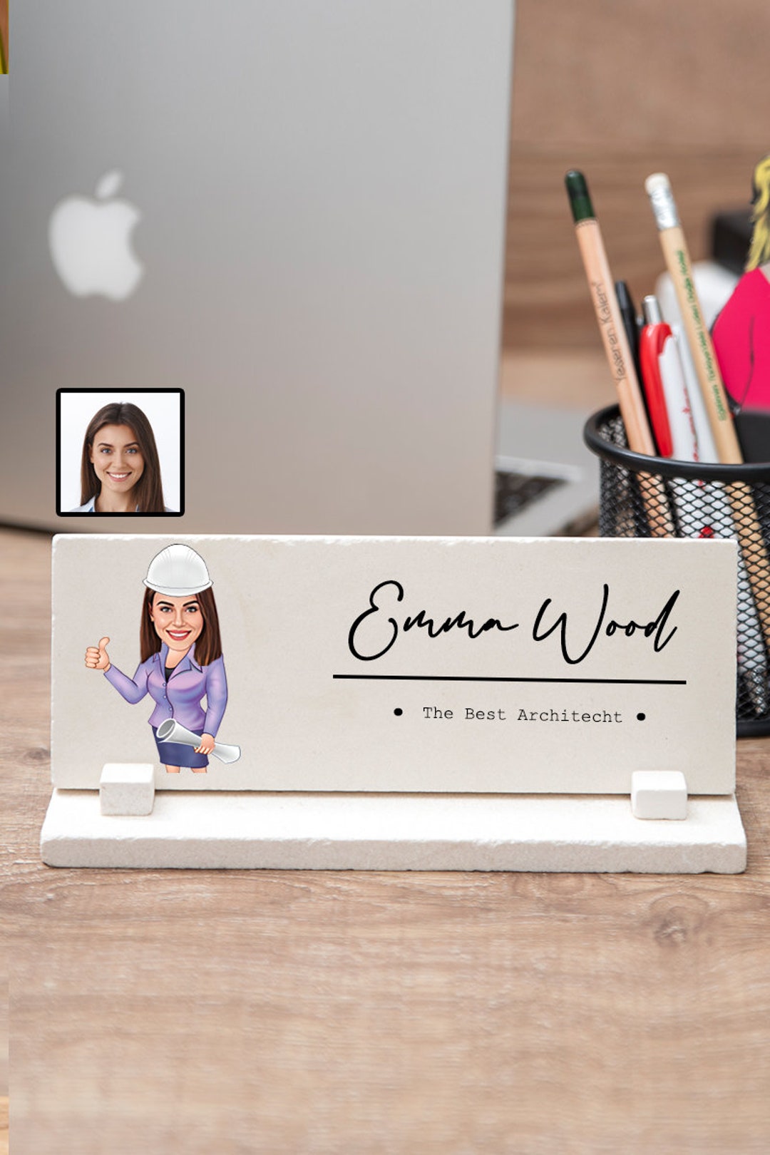 Architect Desk Name Plate, Funny Architect Gift for Women, Future ...