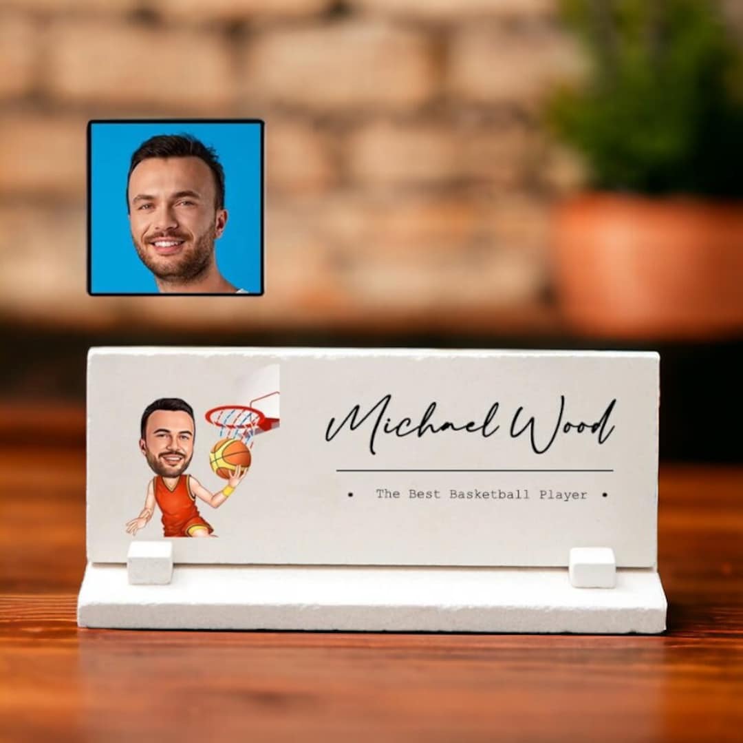 Basketball Desk Sign, Funny Basketball Gifts for Men, Basketball ...