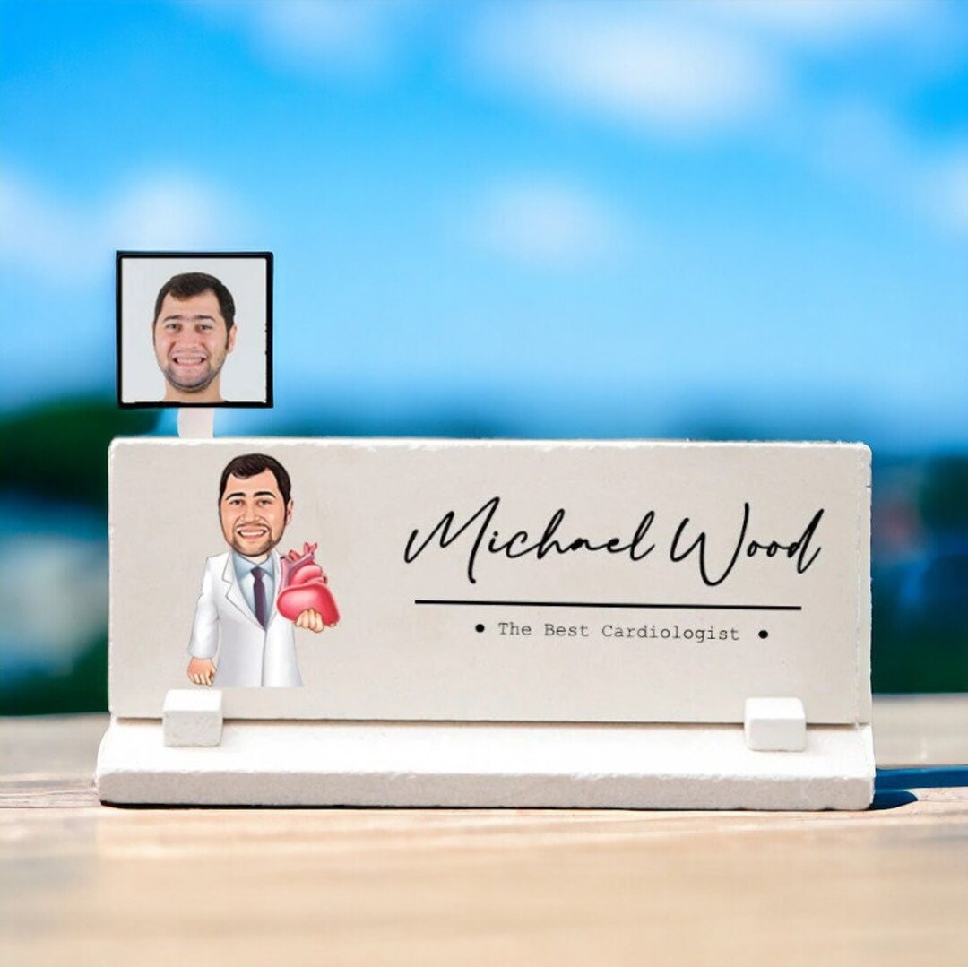 Cardiologist Desk Name Plate, Cardiologist Office Decor, Gifts for ...