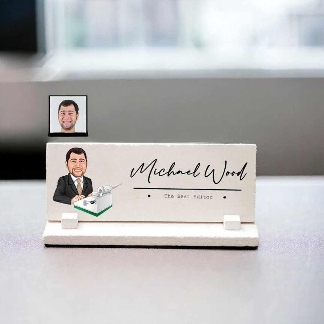 Editor Nameplate, Funny Editor Gifts for Men, Editor Desk Sign, Editor ...