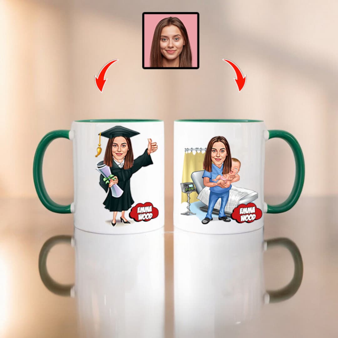 Personalized Midwife School Graduation Mug, Midwife Graduate Gift for ...