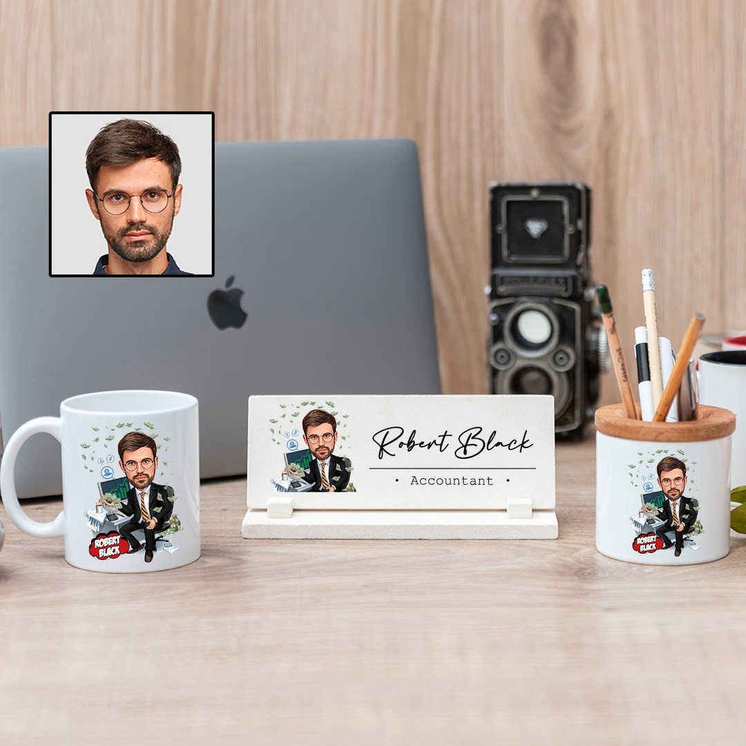 3 IN 1 - Male Accountant Gift Set, Funny Accountant Gift for Men, New ...