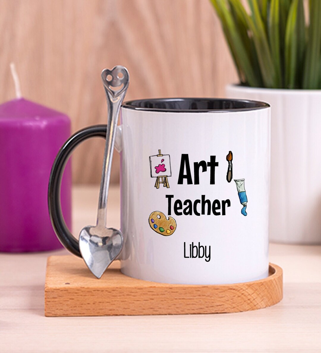 Personalized Art Teacher Gift for Women / Men, Art Teacher Mug / Cup ...