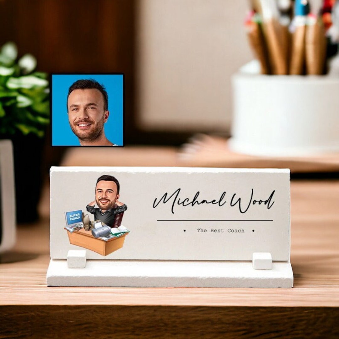 Coach Desk Sign, Funny Coach Gifts for Men, Coach Office Decor, Coach ...