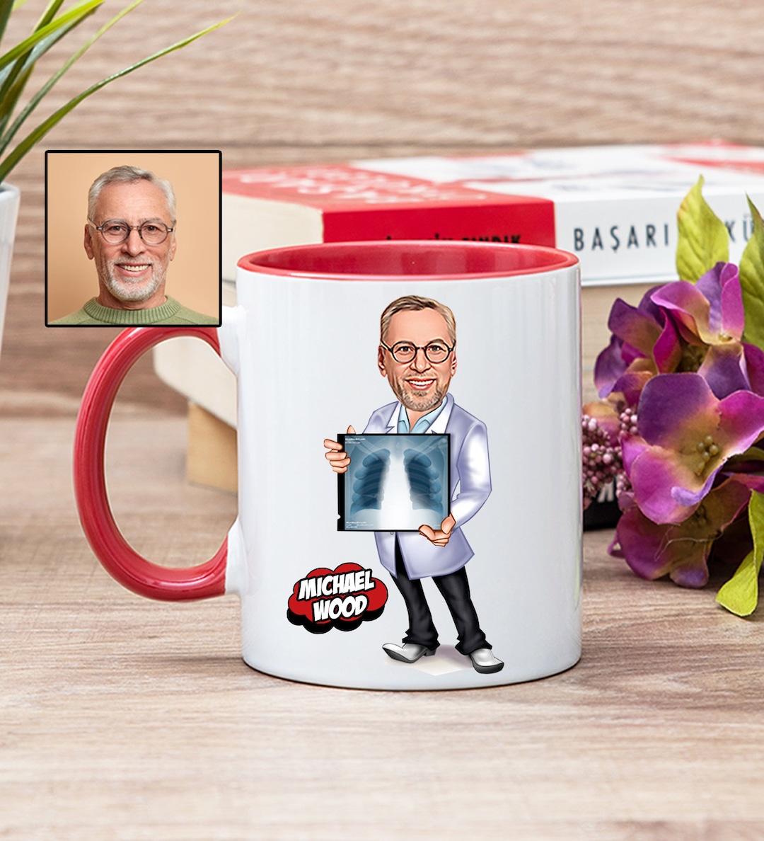 Radiology Technologist Cartoon Coffee Mug, Funny Radiology Gift for Men ...