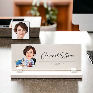 Cpa Desk Name Plate for Women, Female Cpa Desk Sign, CPA Office Gift ...