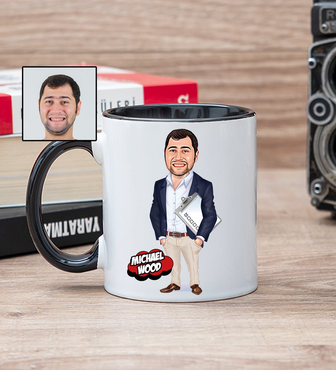 Supervisor Cartoon Coffee Mug, Funny Supervisor Gift for Men, Gift for ...
