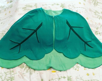 Prince of Leaves Leather Cape Red Orange Yellow Brown Leaves - Etsy