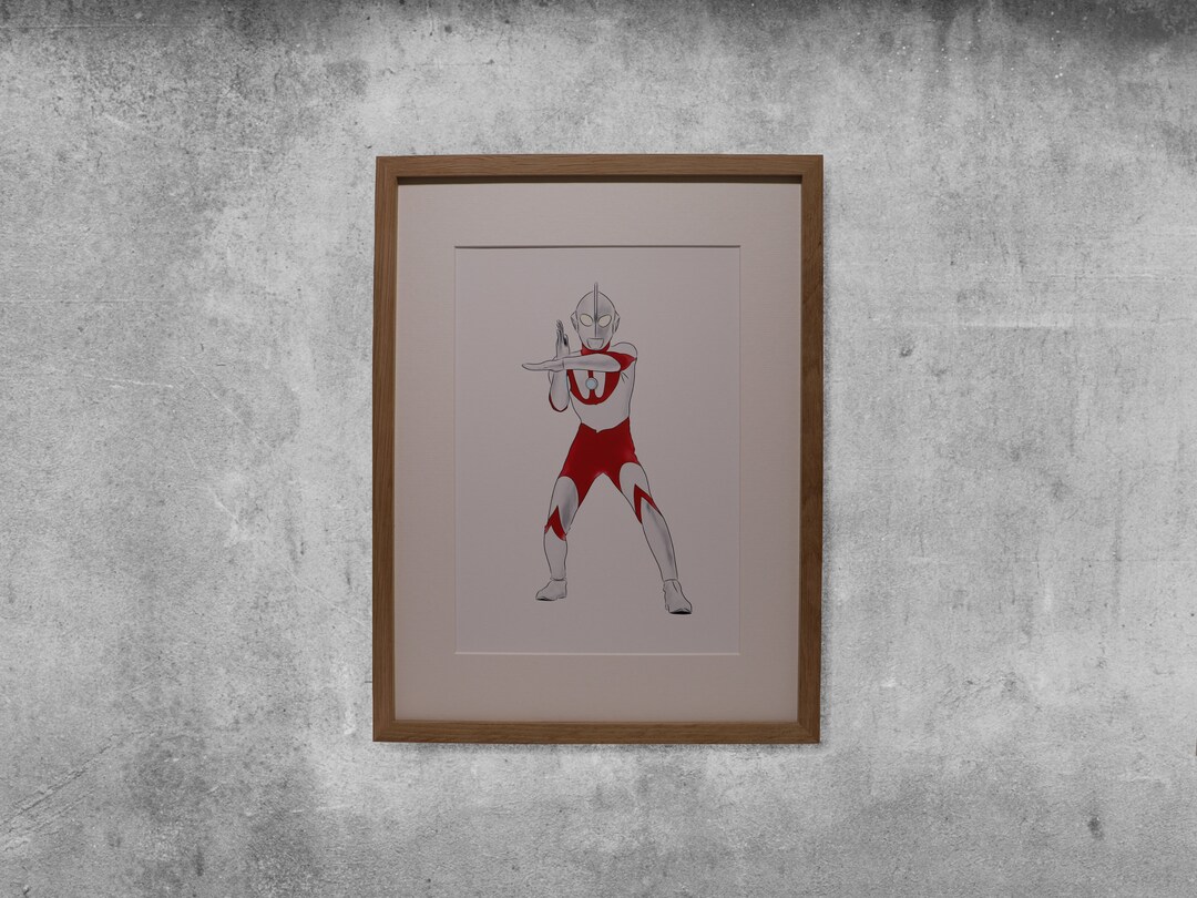 Ultraman Print - Etsy