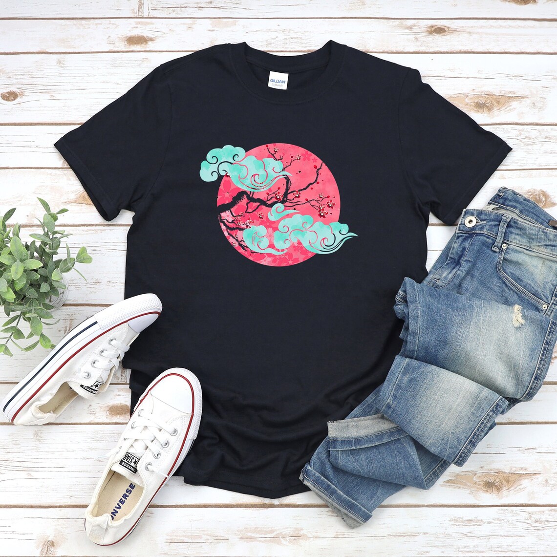 Japanese Sakura Shirt Cherry Blossoms Japan Gift for Japan - Etsy