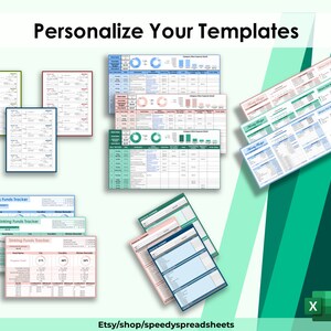 Custom Excel & Google Sheets Templates| Automatic Templates | Easy ...