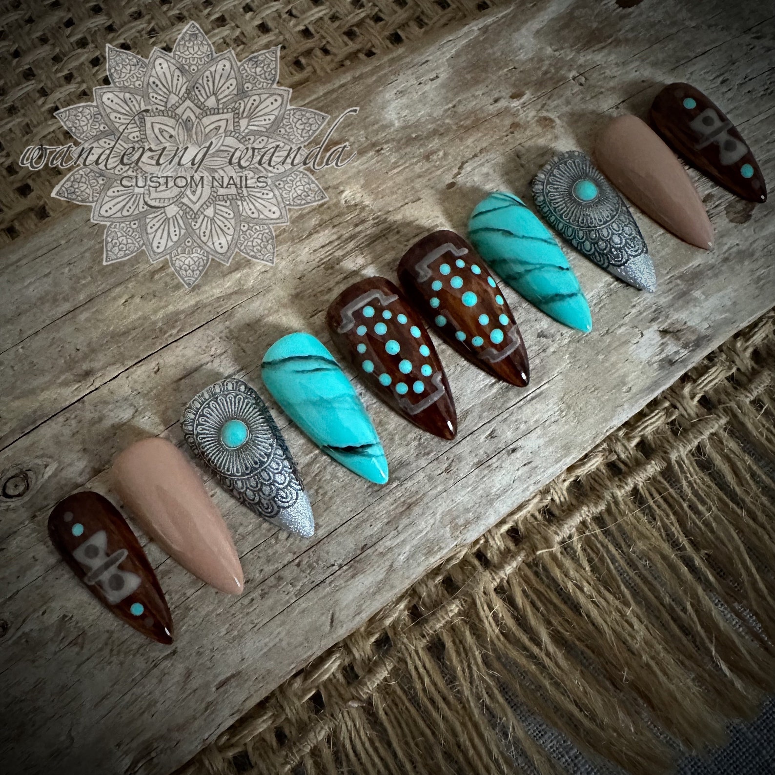 Boho Western - 10pc | Western | Country | Cowgirl | Turquoise | Press ...