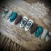 Boho Concho - 10pc | Western | Hammered | Turquoise | Press on Nails - Etsy