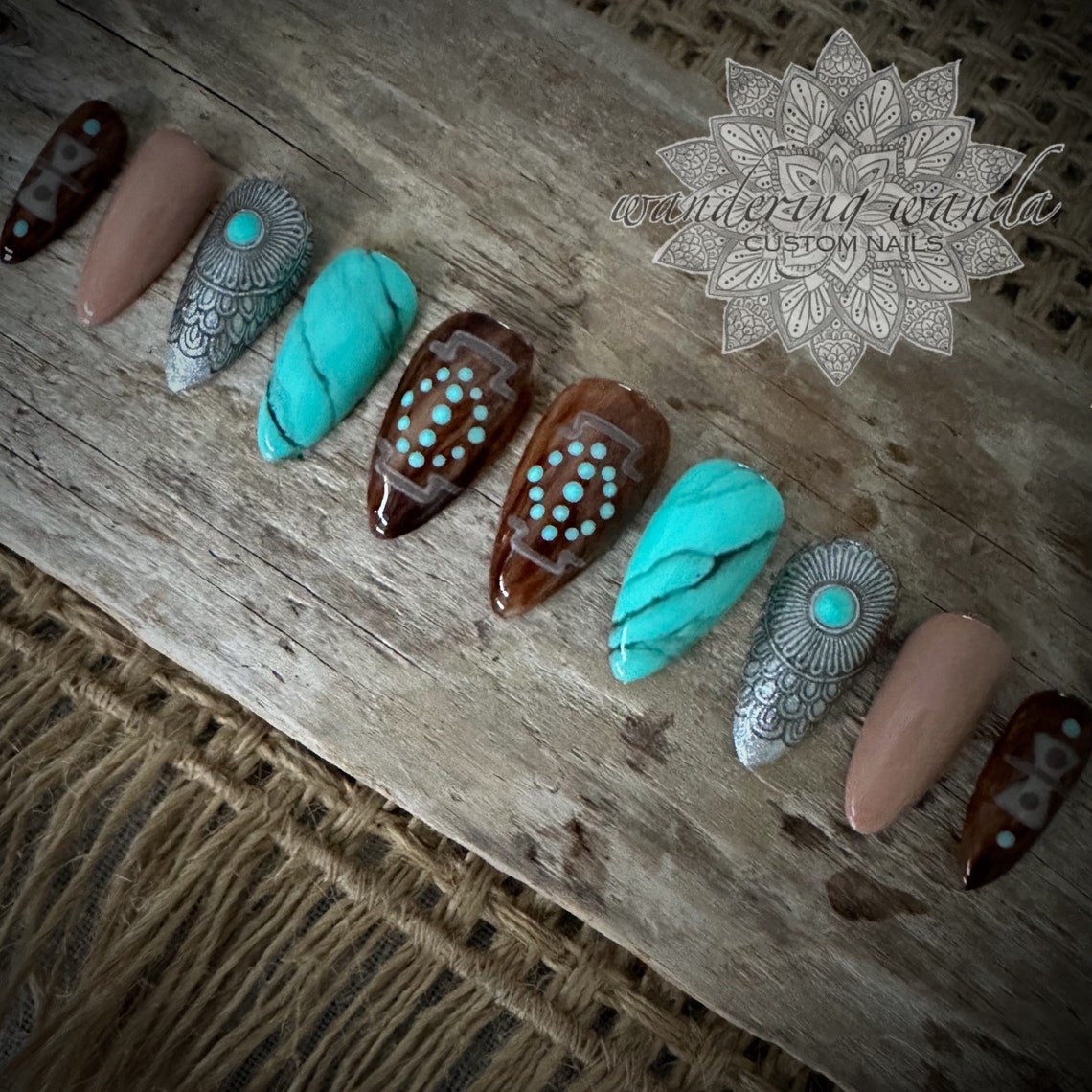 Boho Western - 10pc | Western | Country | Cowgirl | Turquoise | Press ...