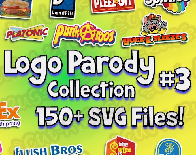 Parody Logos Collection #3 - 150+ SVG Files Instant Digital Download ...