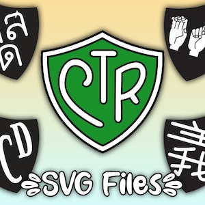 30 CTR Shield SVG Images - for Vinyl Cutter/plotters- Instant Download ...